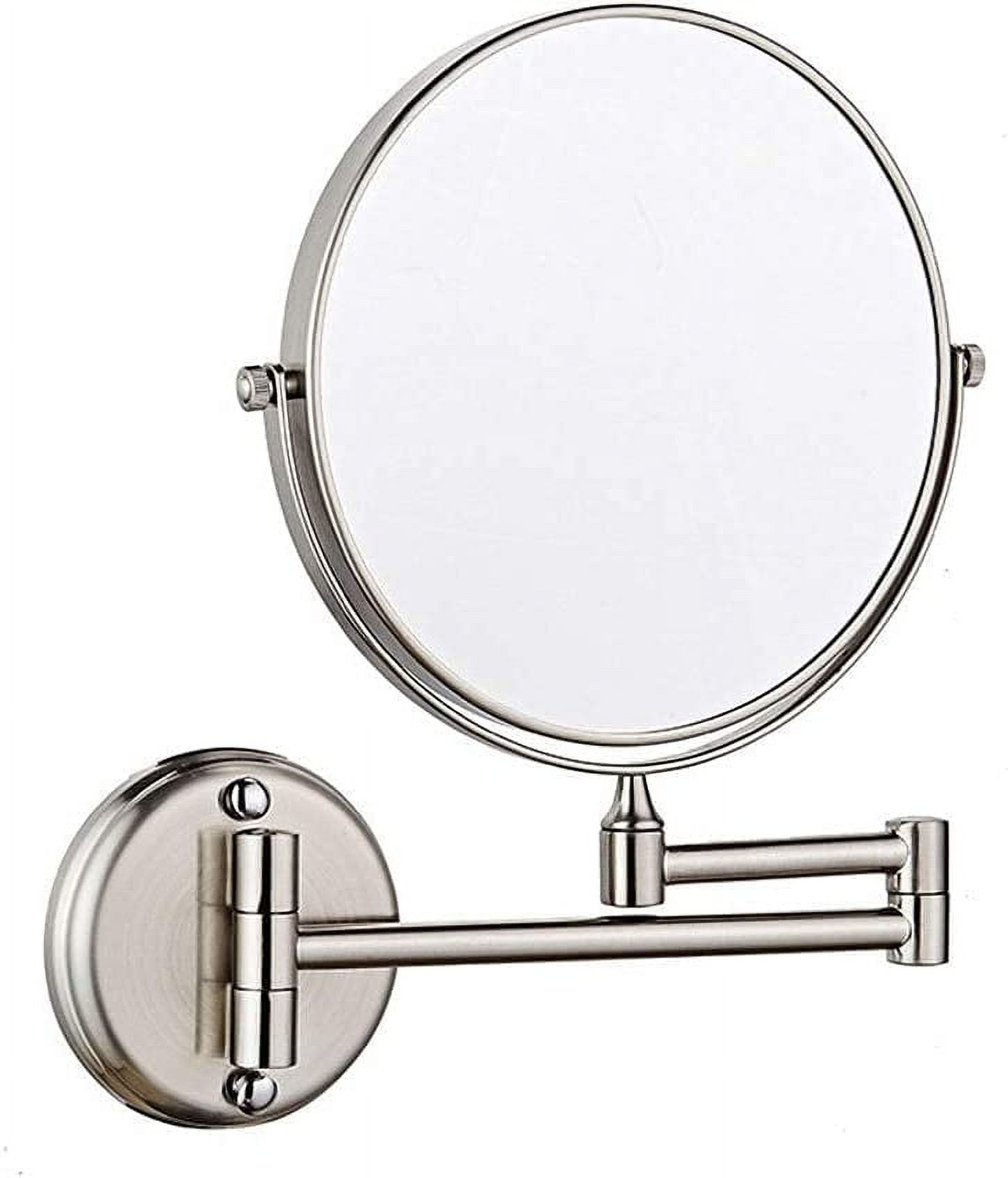 Makeup 8-inch Two-Sided Swivel Wall Mounted Mirror, Extending Folding ...