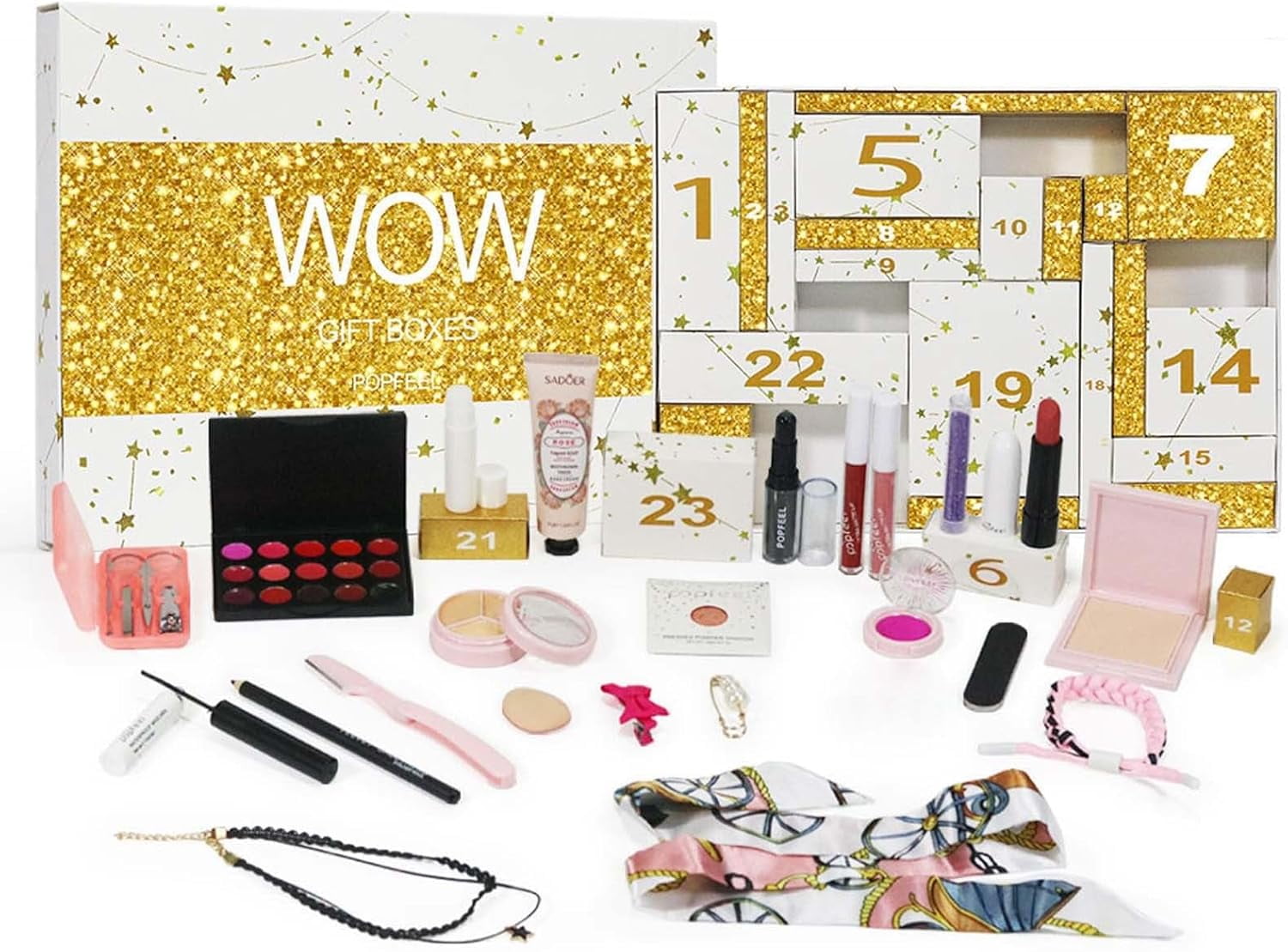 Makeup Advent Calendar 2024, Christmas Countdown Calendar Makeup Gift ...