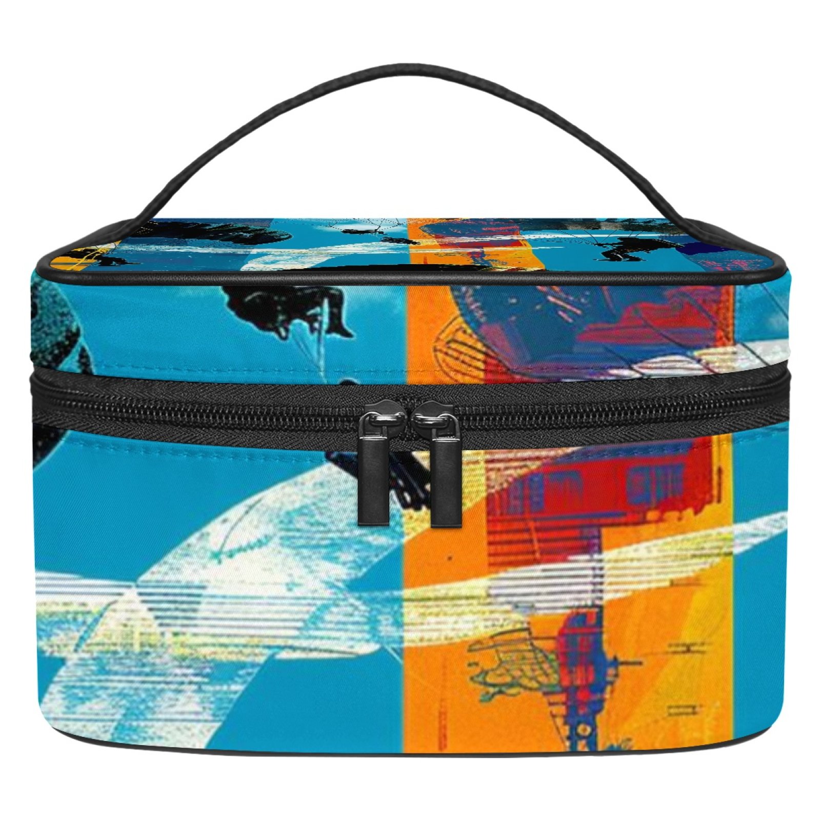 Makeup Bag, Cosmetic Bag for Women Cosmetic Large Travel Toiletry Bag ...