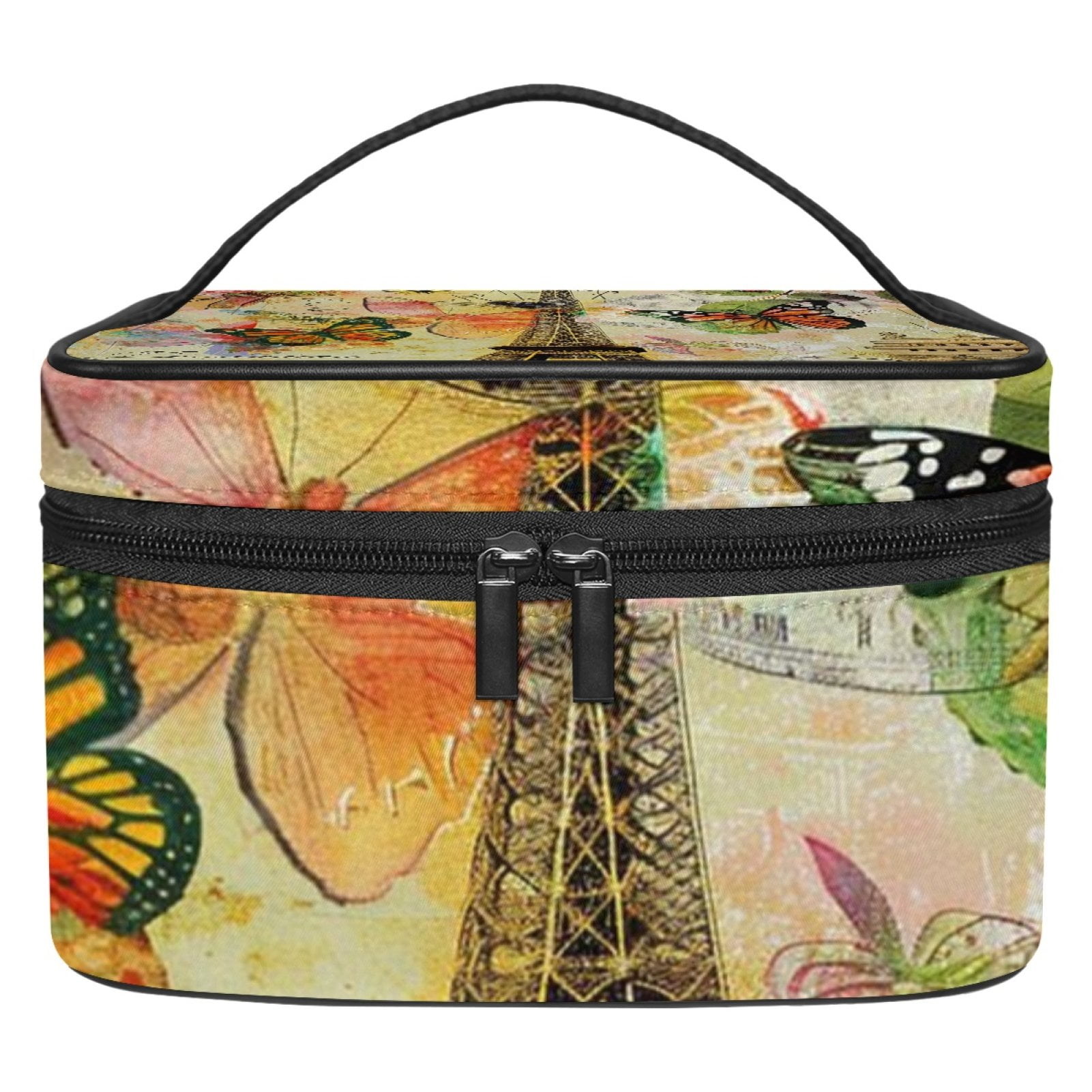 Makeup Bag, Cosmetic Bag for Women Cosmetic Large Travel Toiletry Bag ...