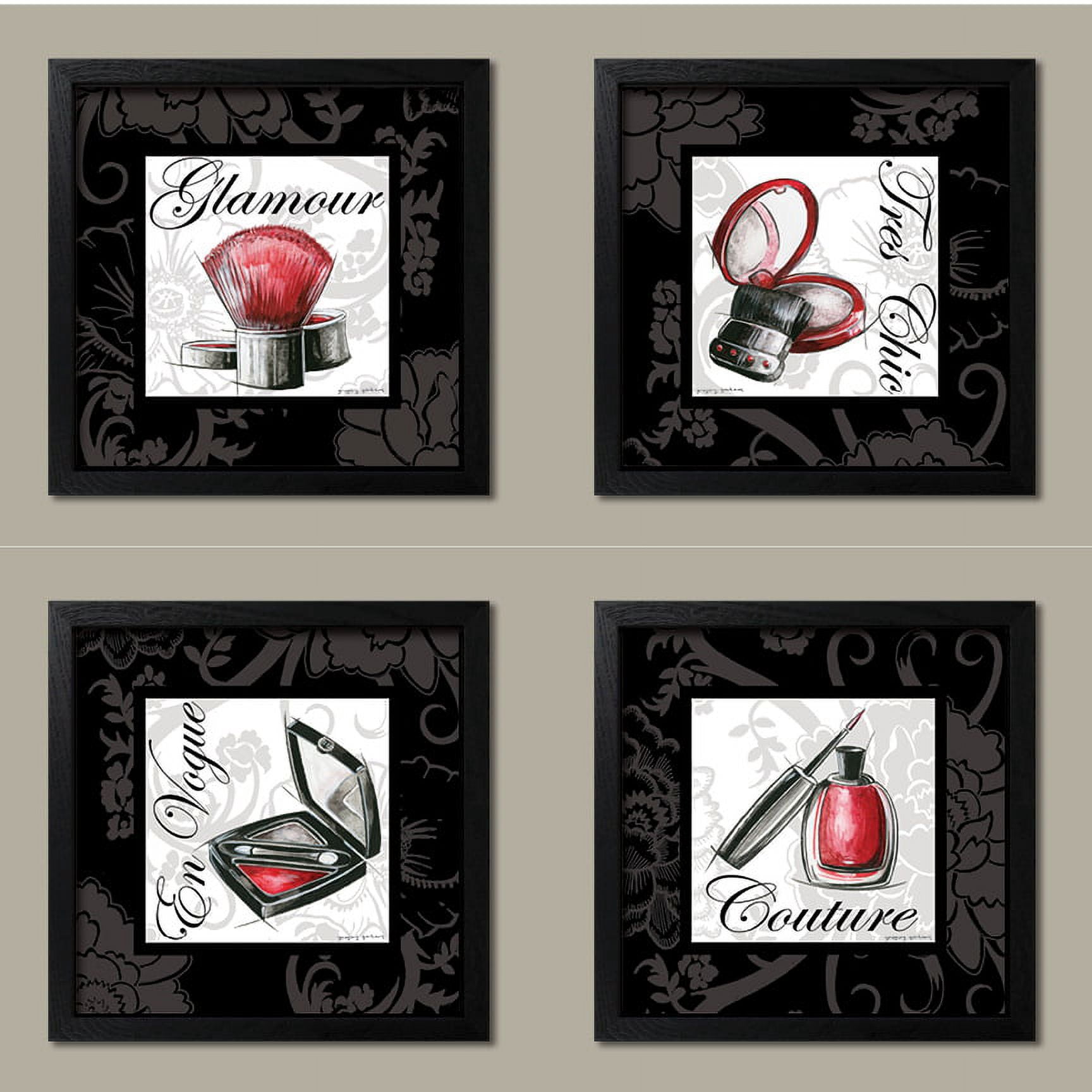 Makeup Bag I French Glamour, Tres Chic, En Vogue and Couture Signs ...