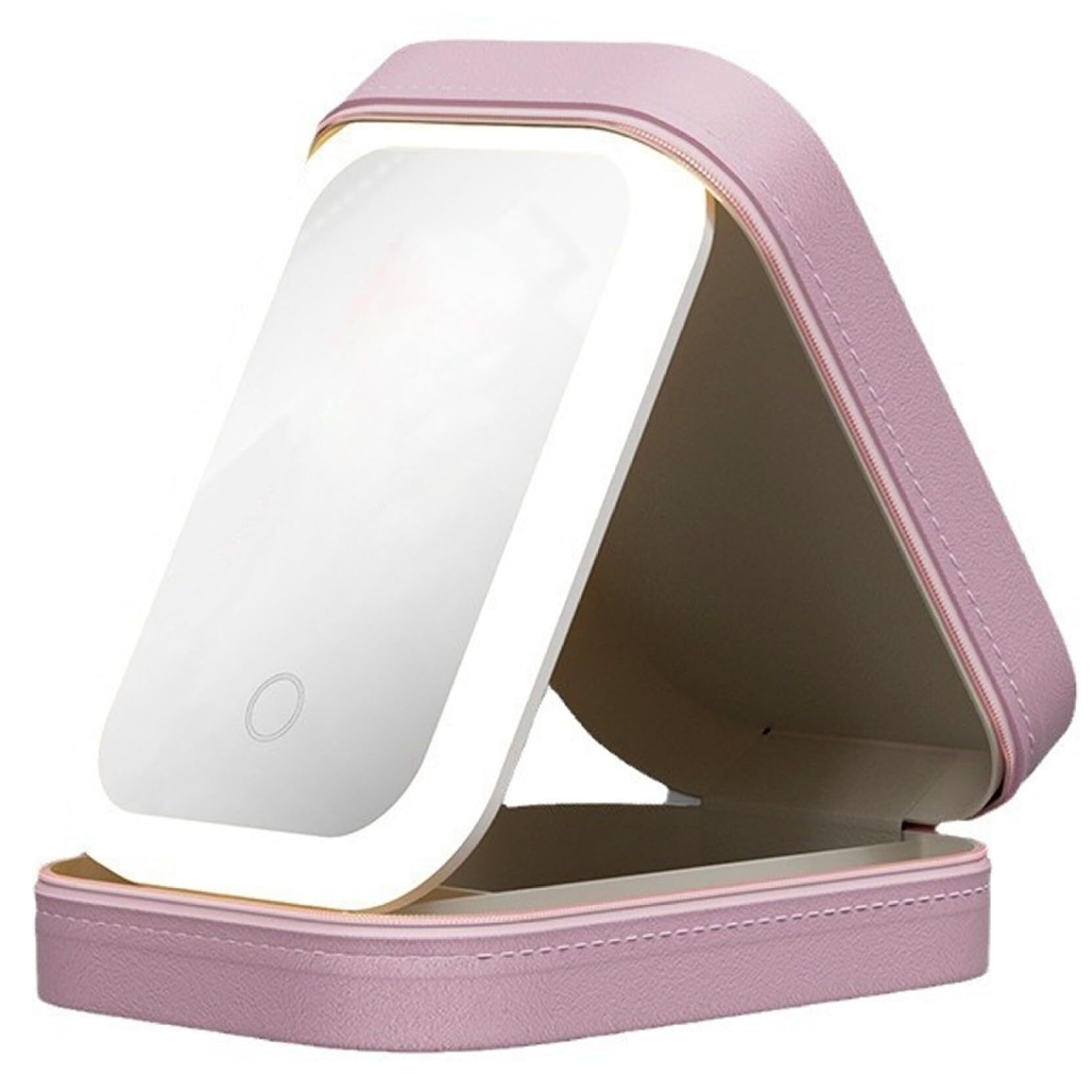 Makeup Bag with Led Mirror Portable LED, 3 Colors Makeup Case with ...