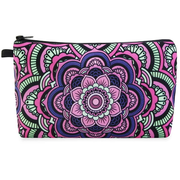 AOMRCOL Makeup Bag, Portable Travel Cosmetic Bag Zipper Pouch ...