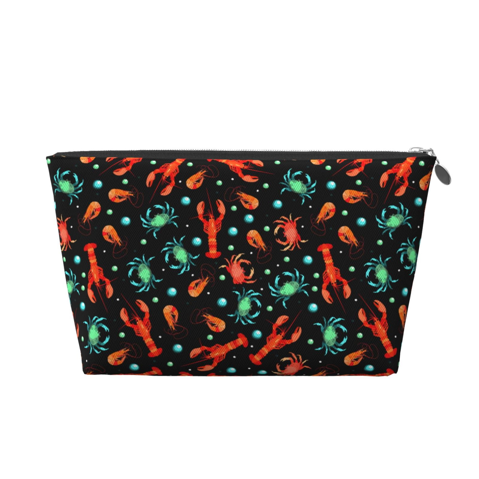 Makeup Bag - Shrimp Crab Lobster Cosmetic Bag Portable Travel Toiletry ...