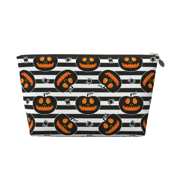 Makeup Bag - spiders pumpkins halloween Cosmetic Bag Portable Travel ...
