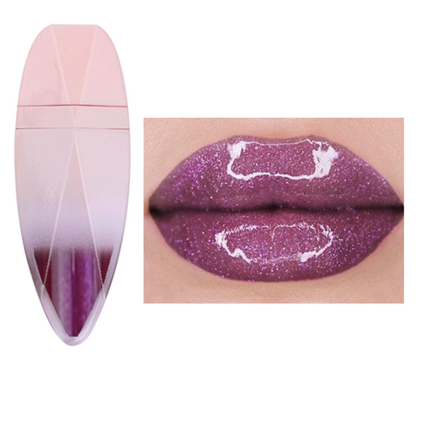 💗 Makeup! Besaacan Leaf Glass Lip Glaze Moisturizing Liquid Lipstick ...