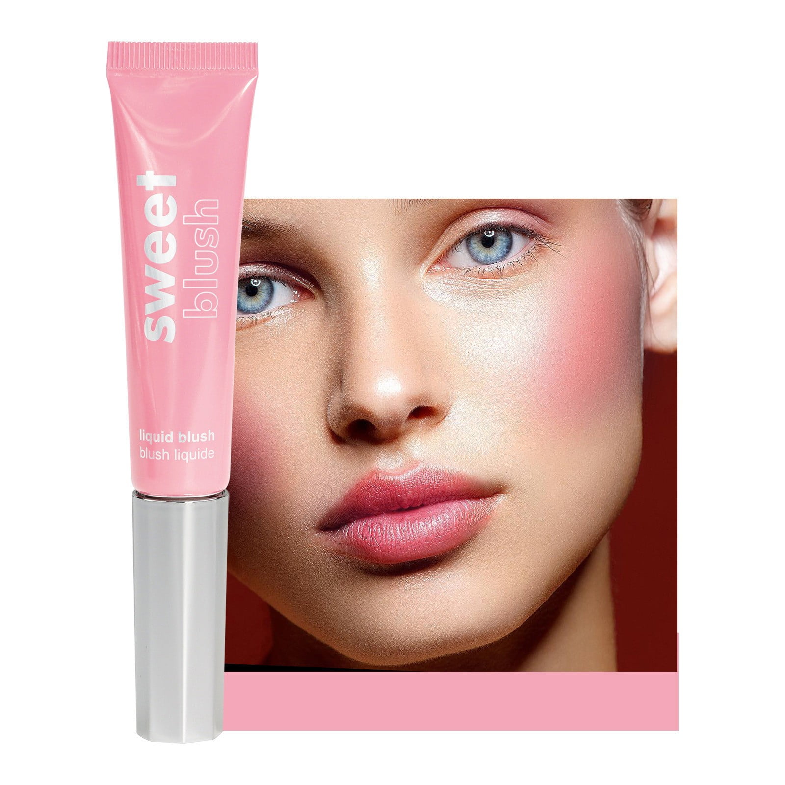 Makeup of Blekii Monochromatic Liquid Powder Air Feeling Light Thin ...