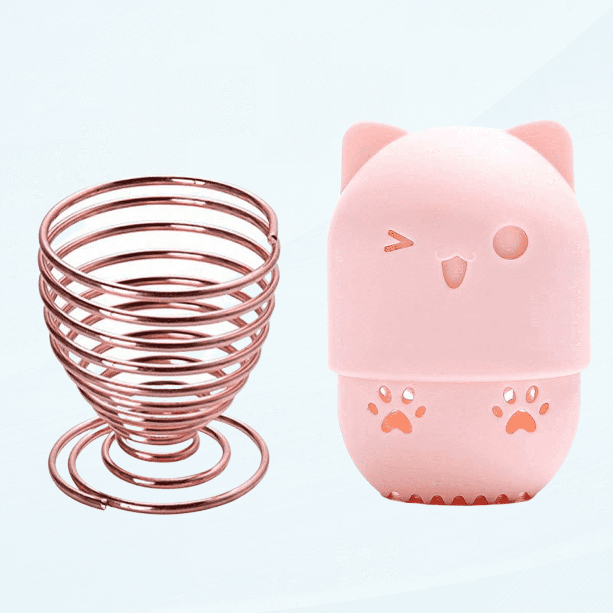 Makeup Blender Sponge Case+Beauty Sponge Blender Holder for Foundation ...