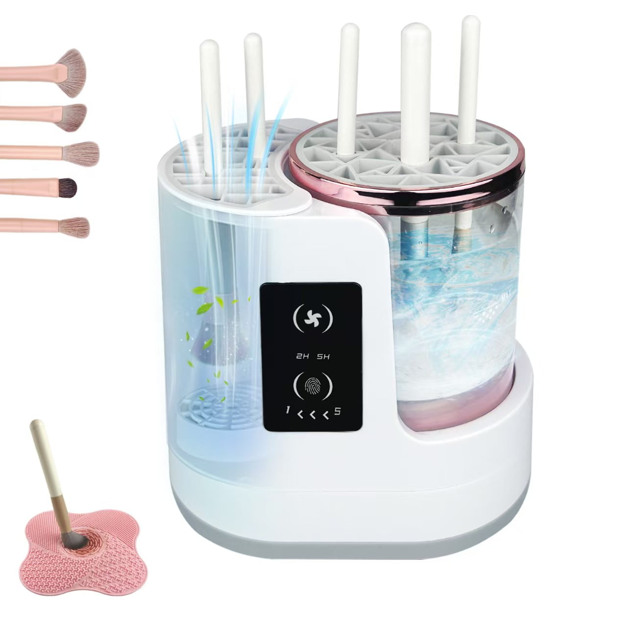Makeup Brush Cleaner,3 In 1 Automatic Make Up Washer,Electric Makeup ...