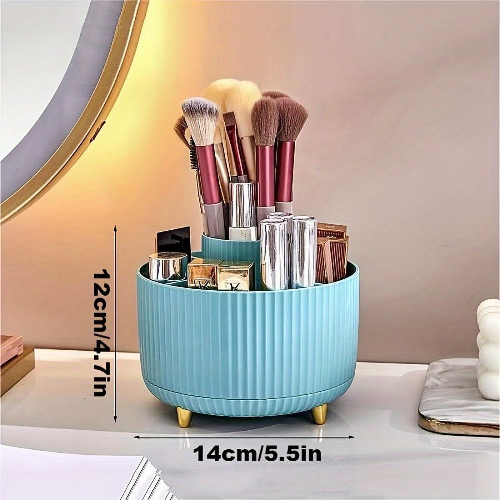 Makeup Brush Holder Organizer 360° Rotating Makeup Brush Organizer 5 ...