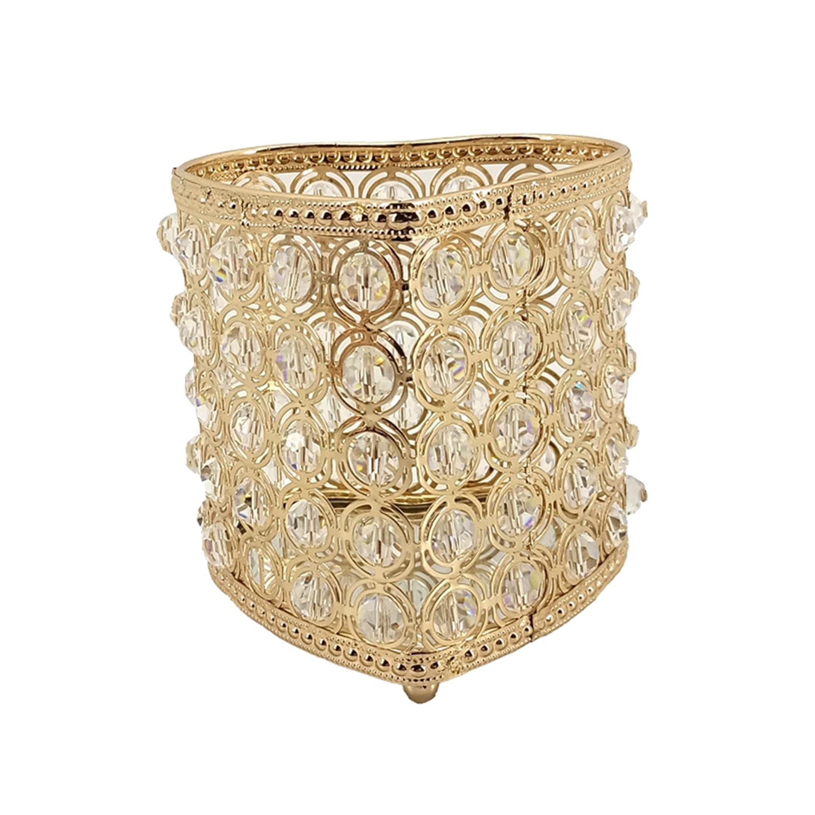 Makeup Brush Holder Organizer Bling European Style for Vanity Bedroom ...