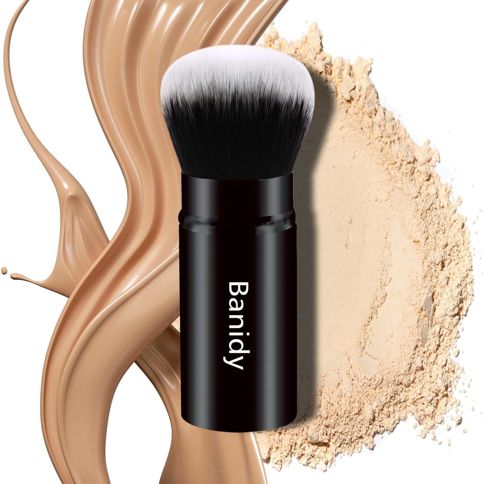 Makeup Brush Kabuki Face SSF20 Brushes Retractable Travel Blush Brush ...