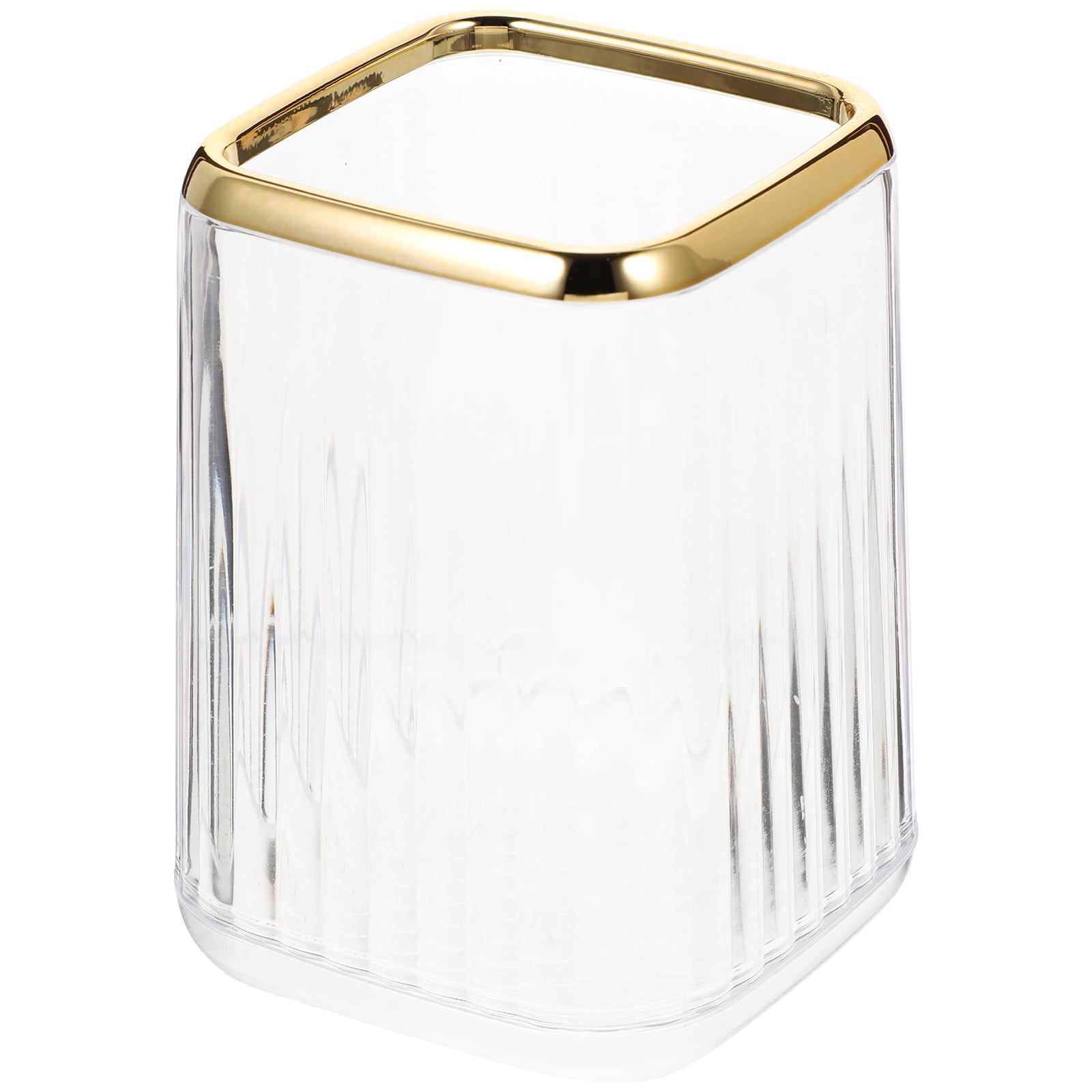 Makeup Brush Storage Bucket Dressing Table Desktop Organizer Clear ...