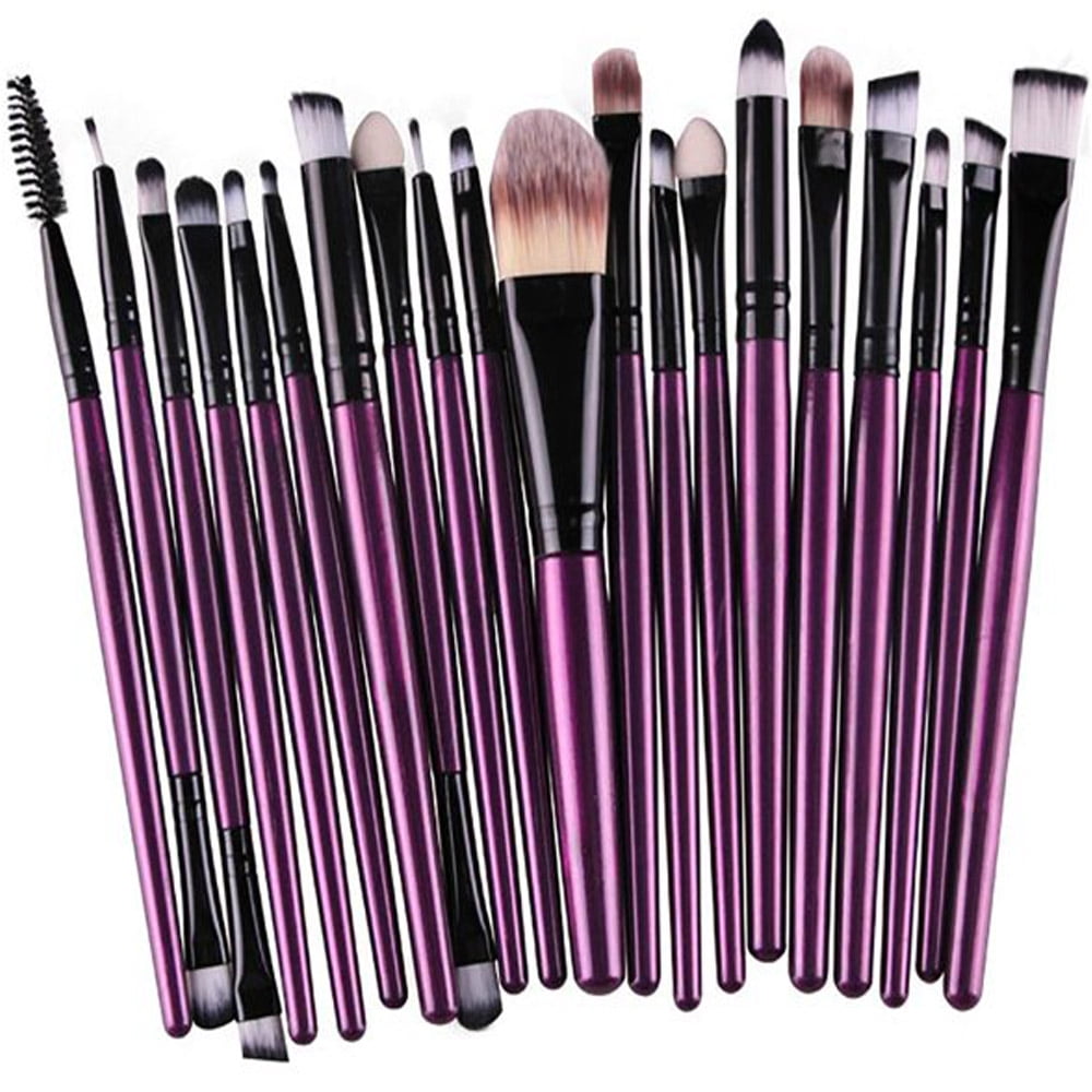 Beginner Full Beauty 20 PCS Pro Makeup Brush Set, Cute Eyeshadow Kit ...