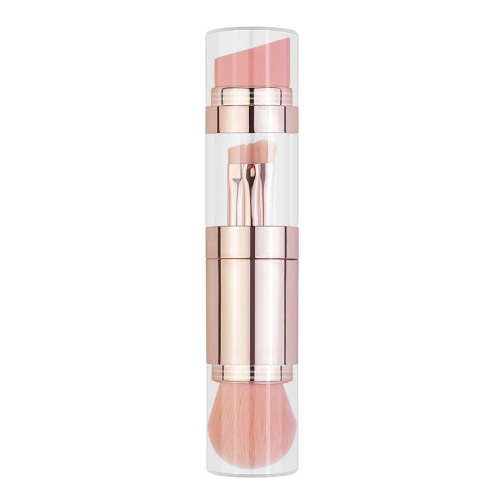 Makeup Brushes 5 In 1 Retractable Set, Foundation Brush,Eyebrow Brush ...