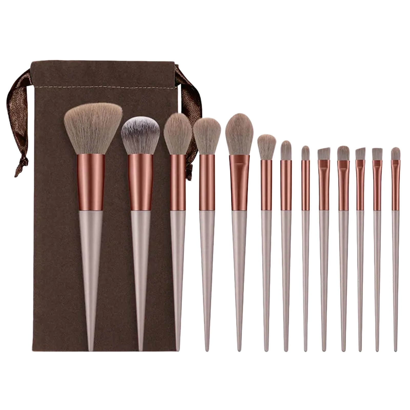 Makeup Brushes Set Labeled 13 Piece Face and Eye Brush Set Ultra soft ...