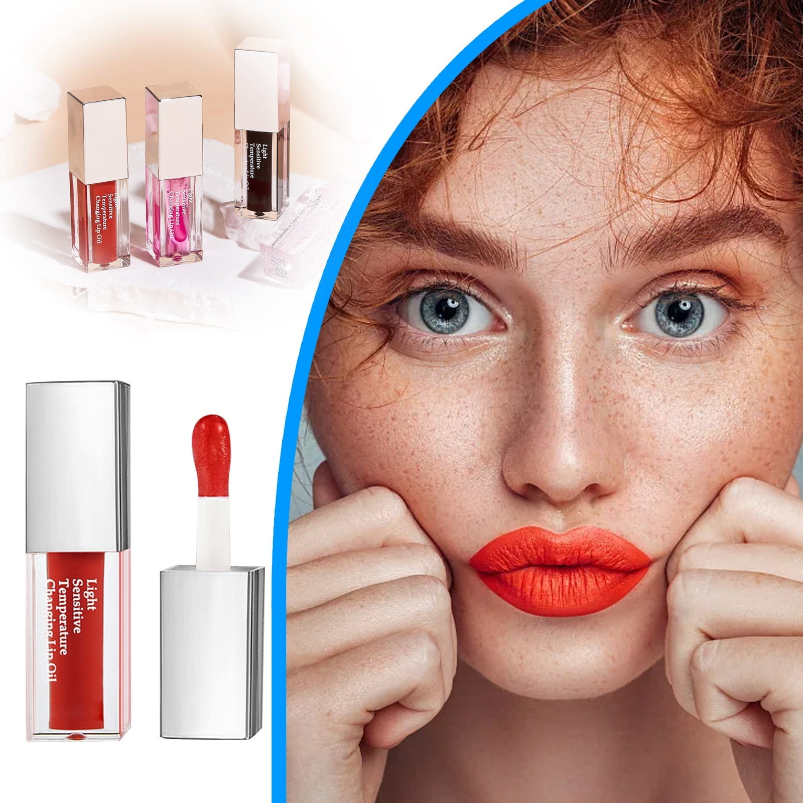 Makeup City Lip Plumper Lip Gloss Fruit Flavo Lip Gloss Set Hygiene ...