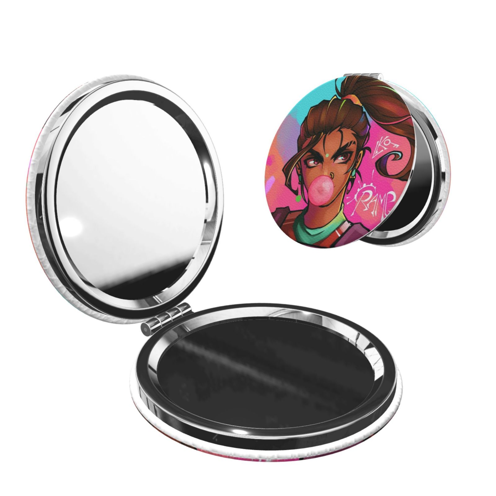 Makeup Compact Apex Legends Rampart Mirrors, Personal Portable Travel 2 ...