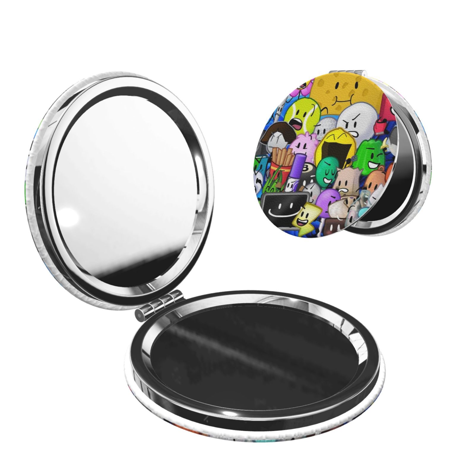 Makeup Compact Battle For Dream Island Bfdi Mirrors, Personal Portable ...