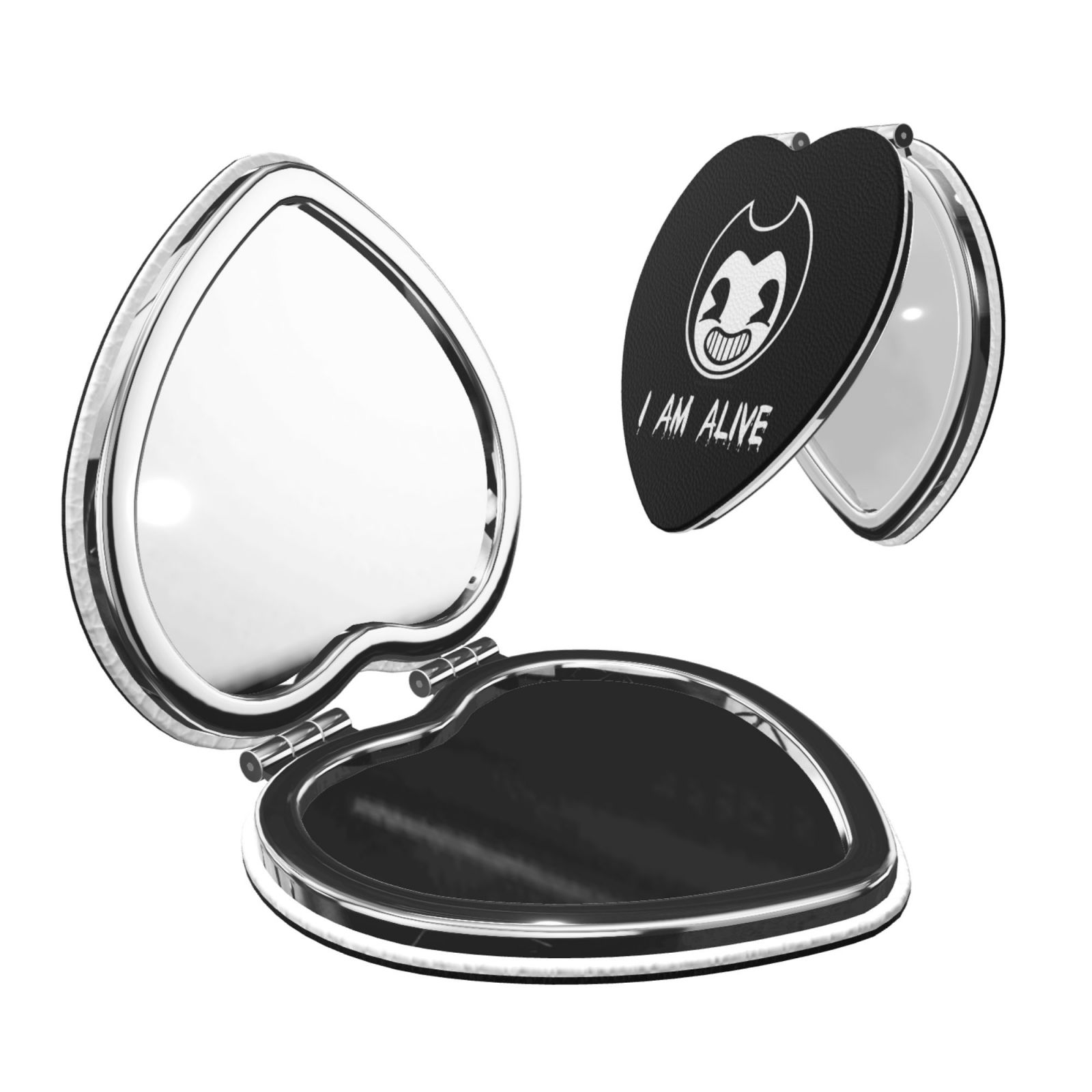 Makeup Compact Bendy And The Ink Machine Mirrors, Personal Portable ...