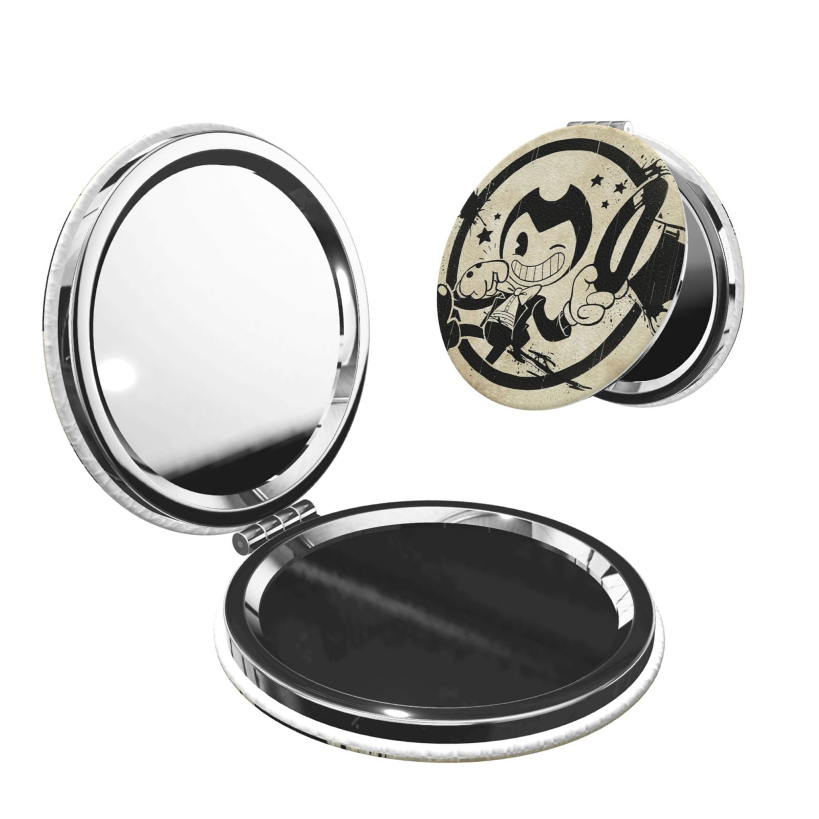 Makeup Compact Bendy And The Ink Machine Mirrors, Personal Portable ...