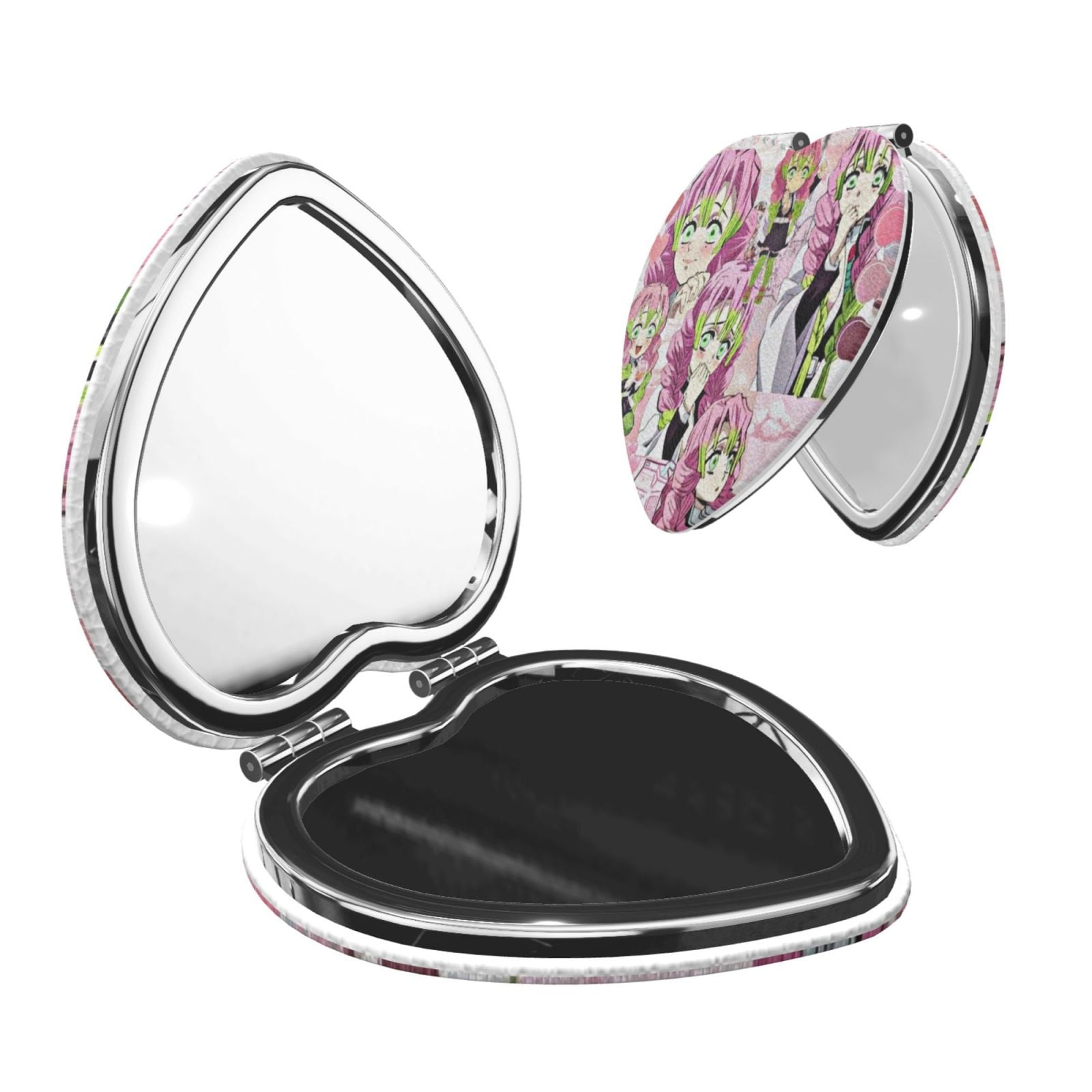 Makeup Compact Demon Slayer Kanroji Mitsuri Mirrors, Personal Portable ...