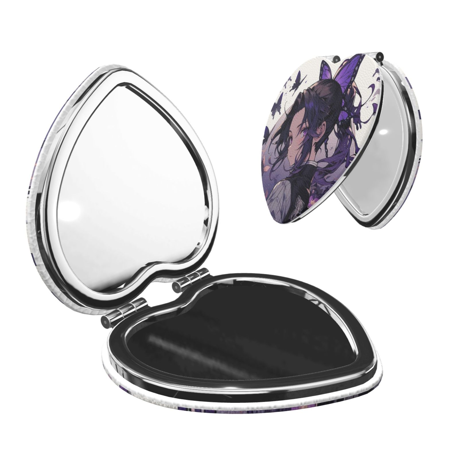Makeup Compact Demon Slayer Kochou Shinobu Mirrors, Personal Portable ...