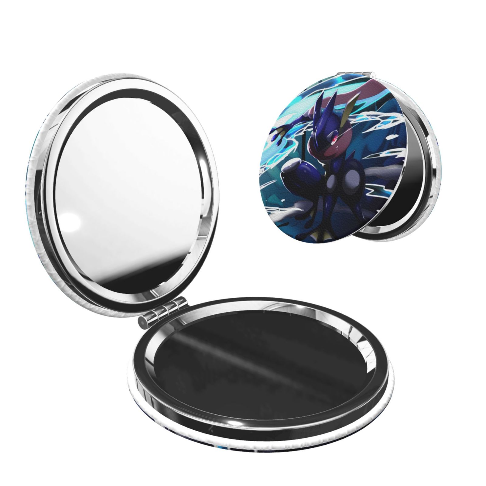 Makeup Compact Greninja Mirrors, Personal Portable Travel 2-Sided ...