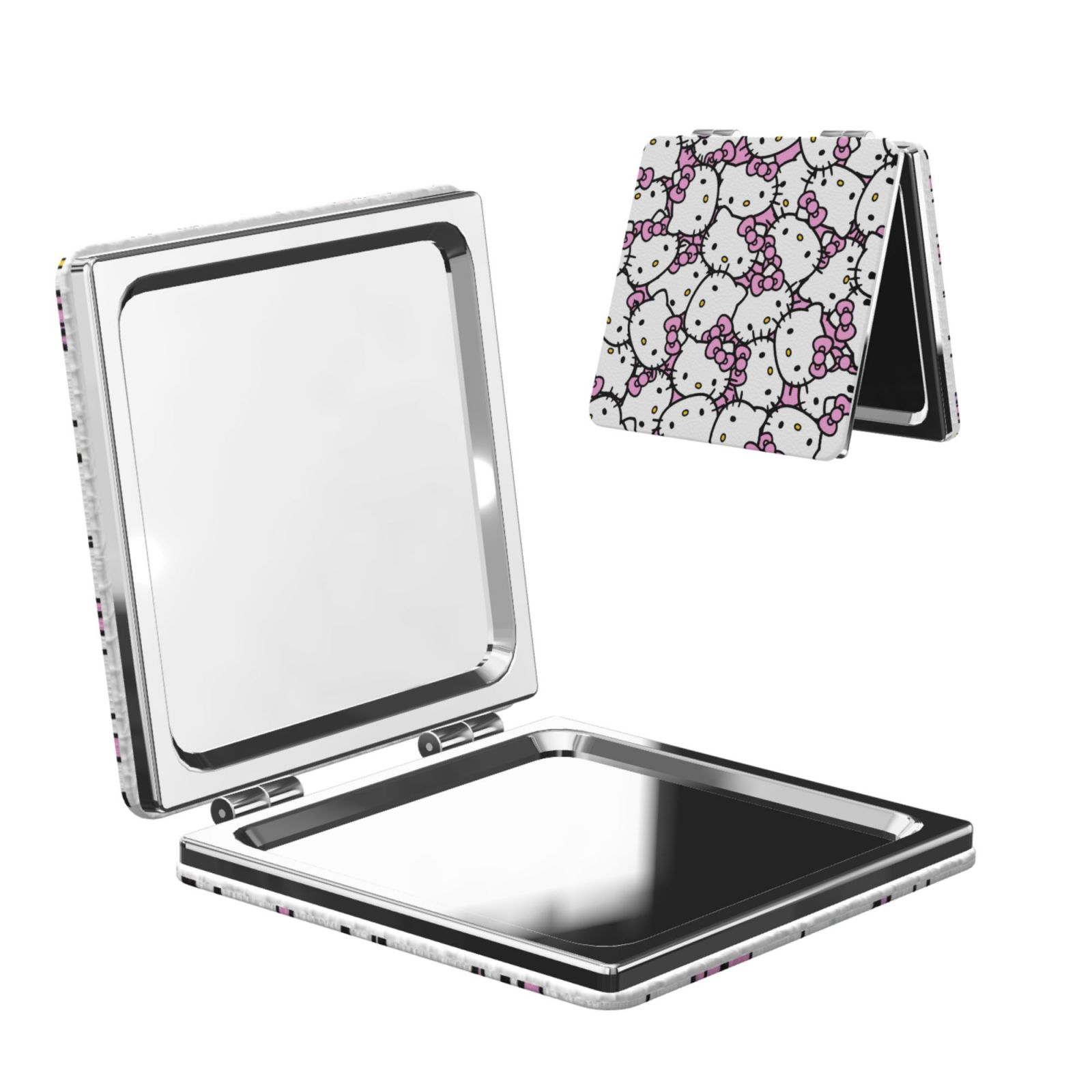 Makeup Compact Hello Kitty Mirrors, Personal Portable Travel 2-Sided ...