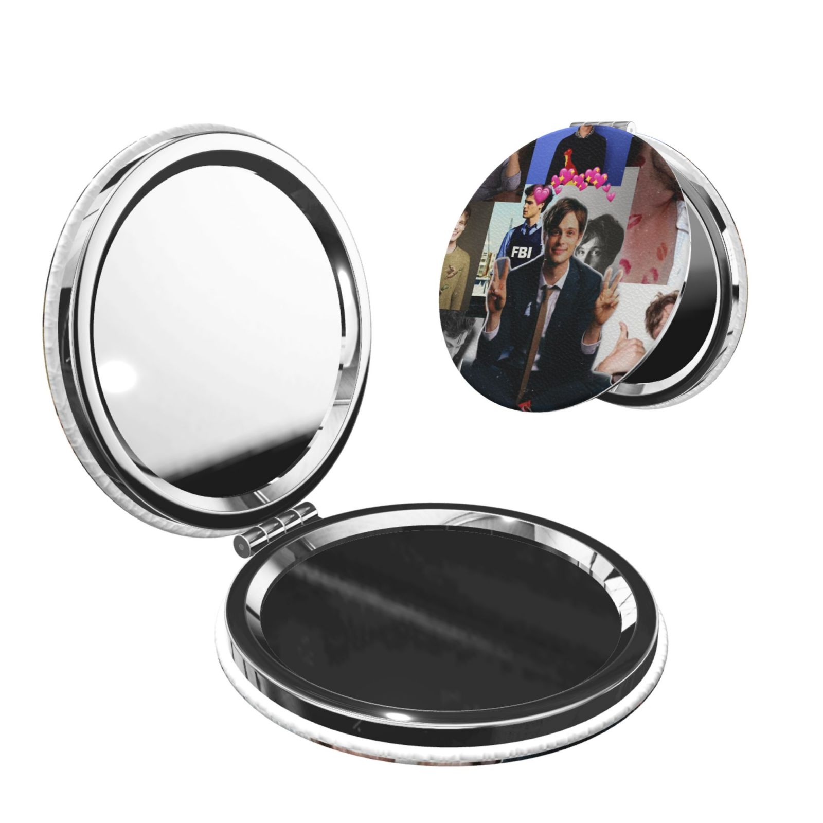 Makeup Compact Matthew Gray Gubler Mirrors, Personal Portable Travel 2 ...