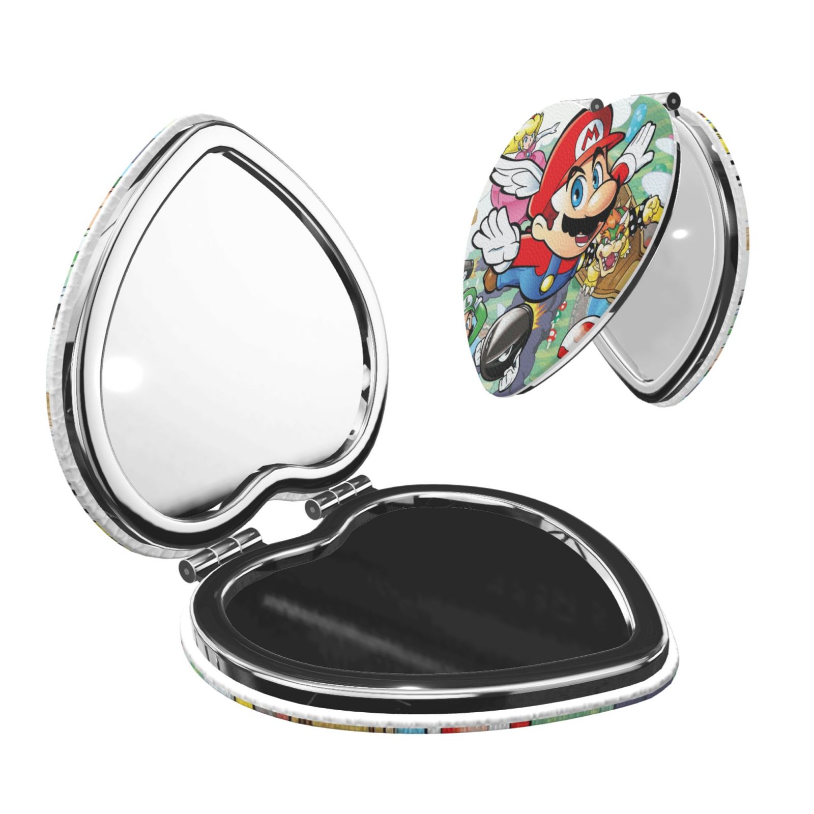 Makeup Compact Super Mario Mirrors, Personal Portable Travel 2-Sided ...
