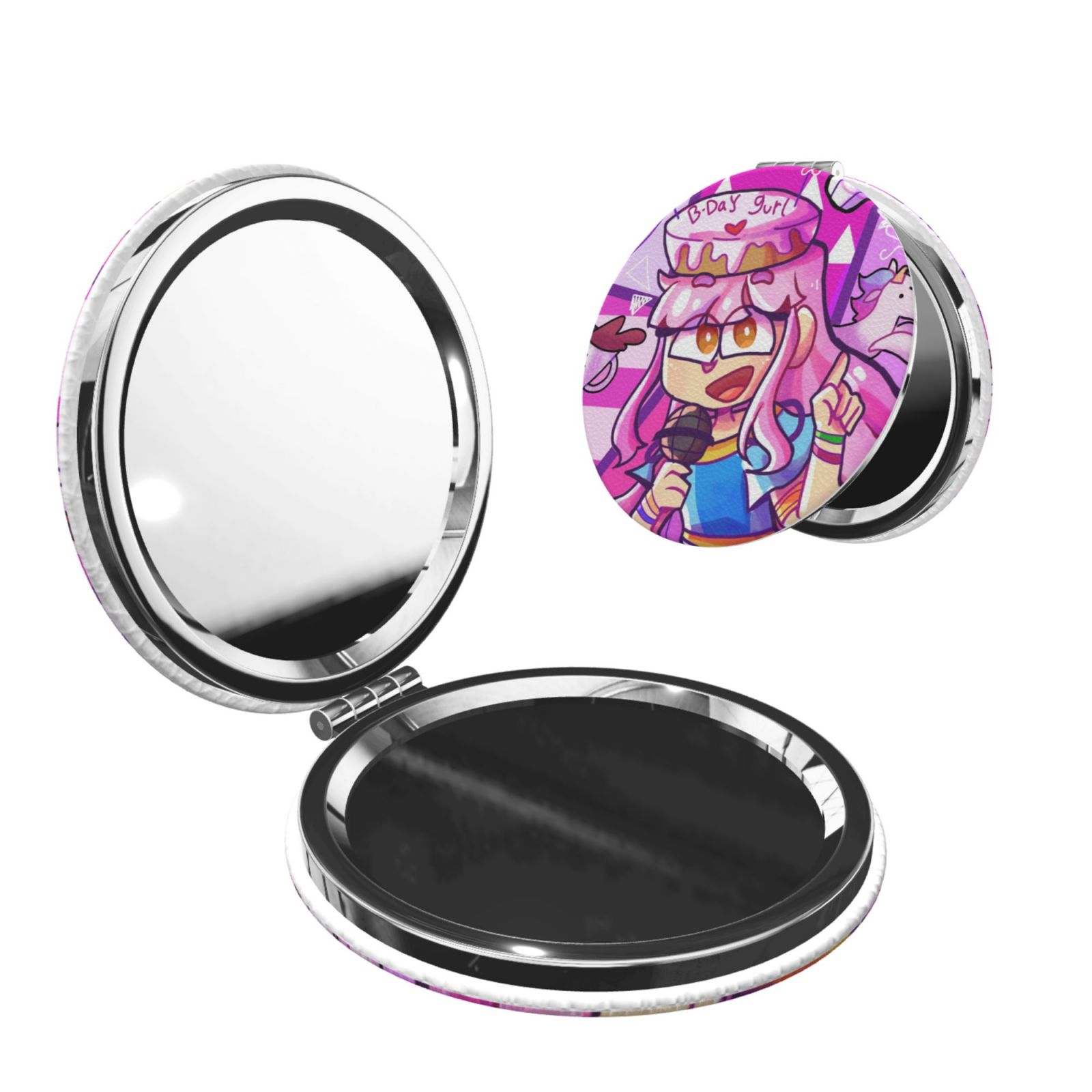 Makeup Compact The Krew Its Funneh Mirrors, Personal Portable Travel 2 ...