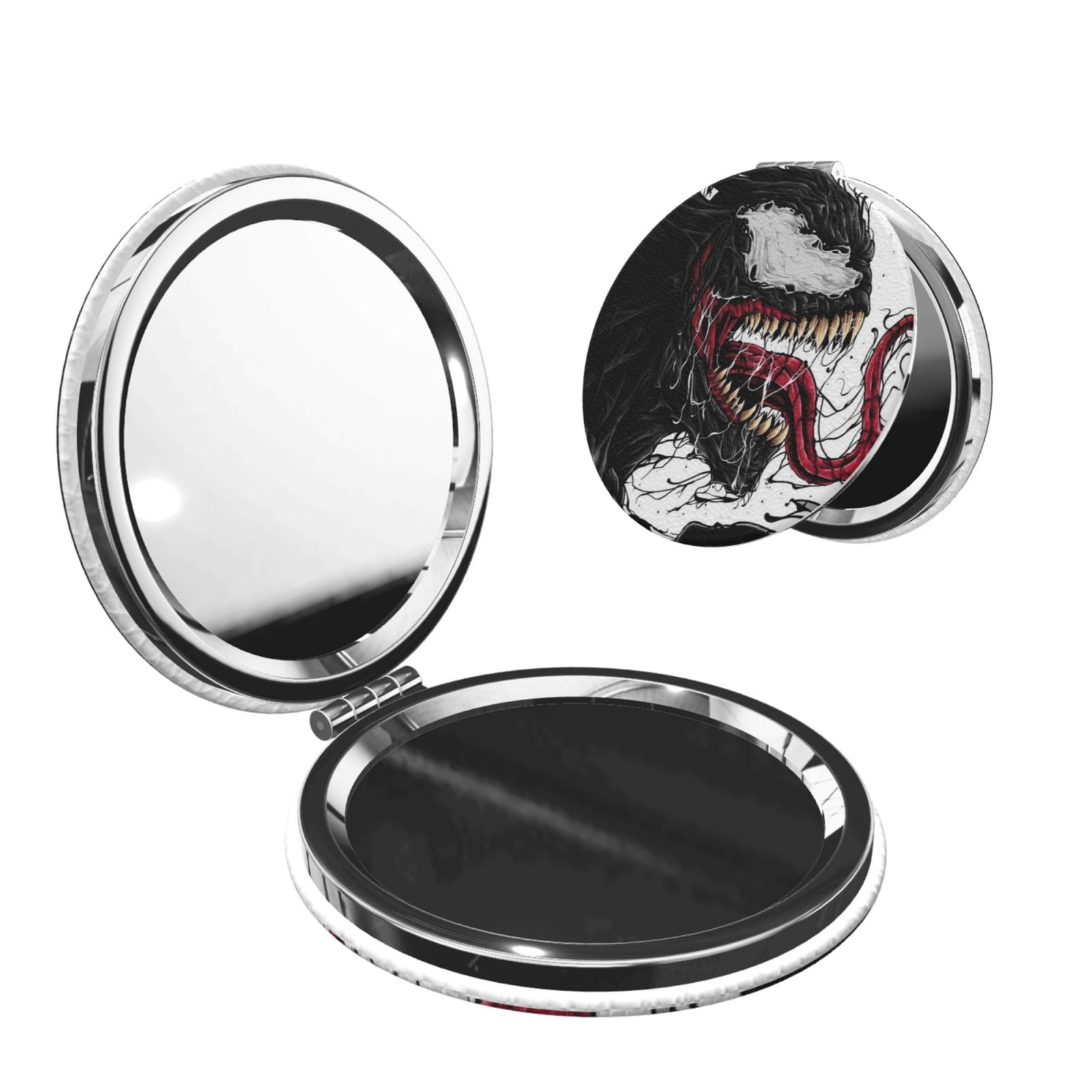 Makeup Compact Venom Mirrors, Personal Portable Travel 2-Sided Handheld ...