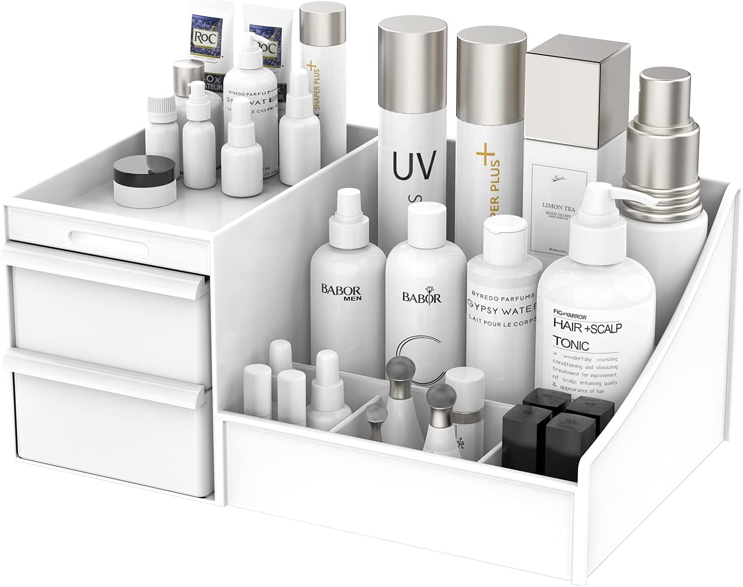 Walmart Large Capacity Organized Makeup Storage Unit with Deep Drawers ...