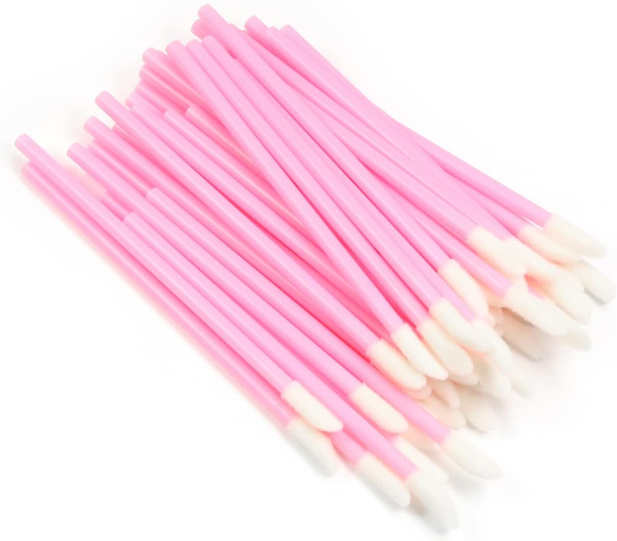 Makeup Disposable Lip Plastic Cement Brush Wands Applicator Lip Gloss ...