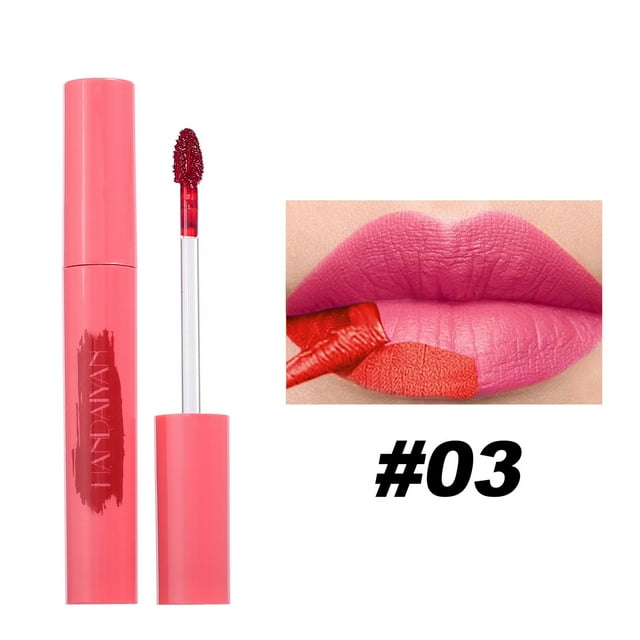 Makeup Dyeing Lip Tearing Lip Gloss Matte Mouth Red Lip Glaze , Matte ...