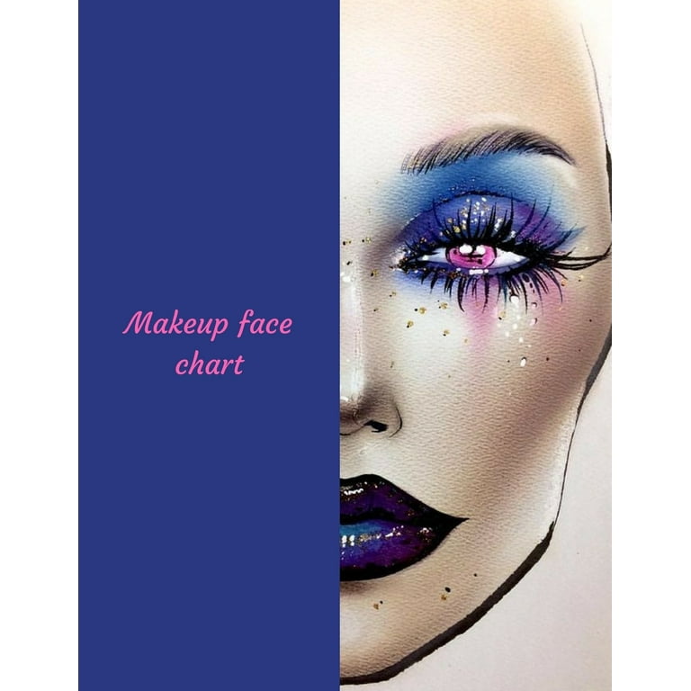 Blank Makeup Face Chart