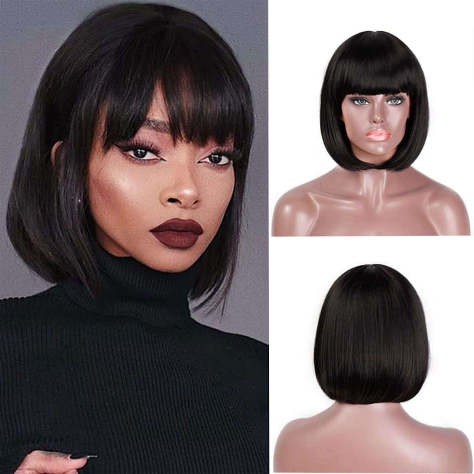 Makeup For Teens 10-5759 Short Hair Straight Hair Wig Female High ...