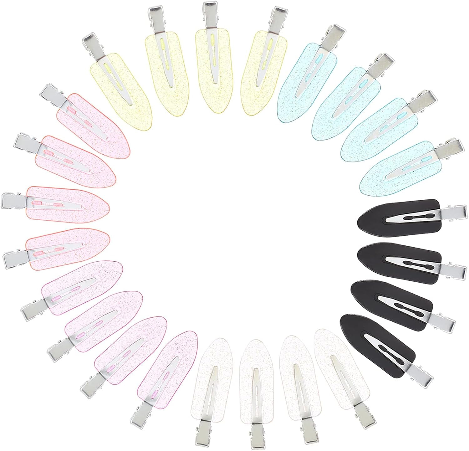 Makeup Hair Clips Makeup Hair Clips 24pcs No Crease Hair Barrettes No ...