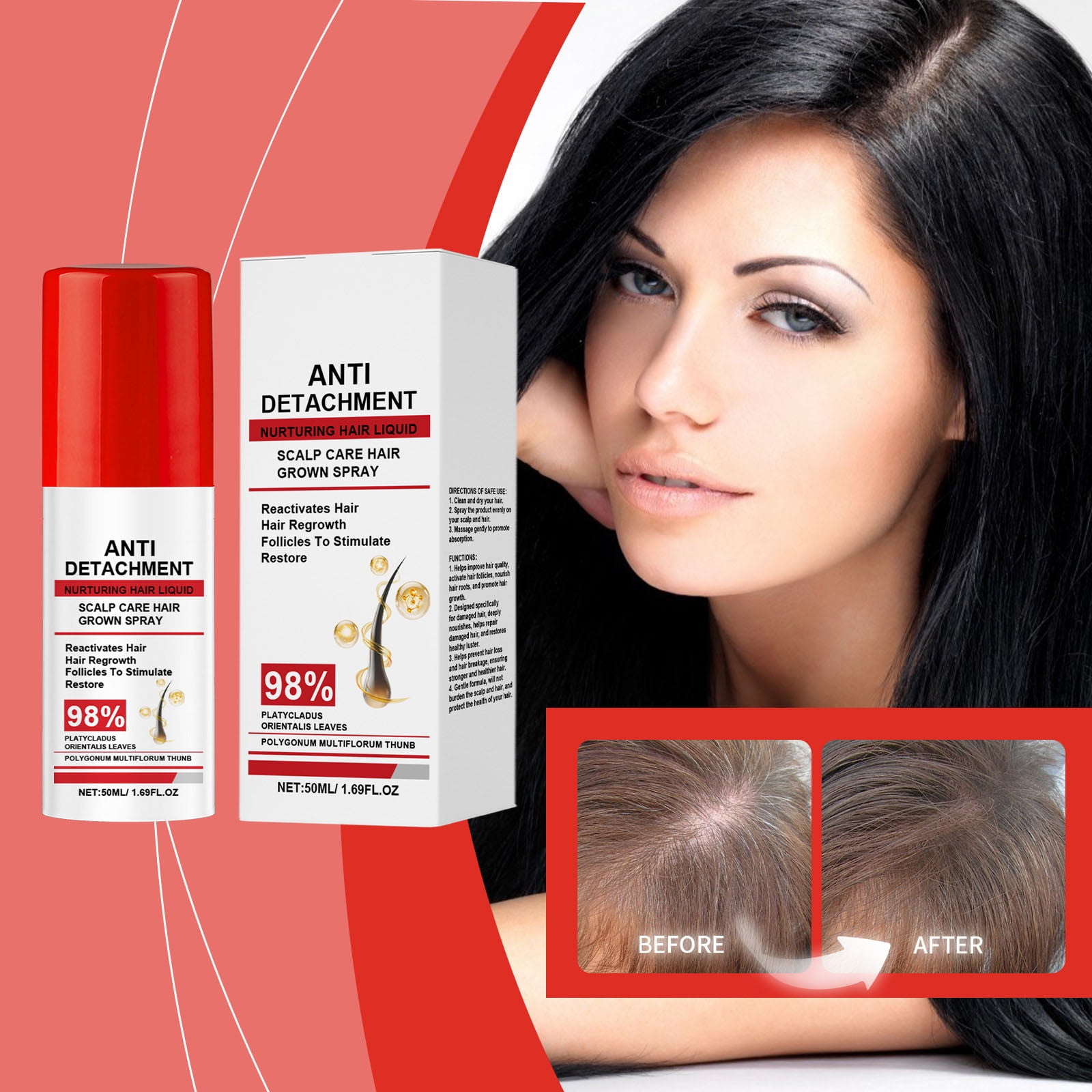 Makeup Hair Growth Serum Can Prevent Hair Loss Nourish Moisturize