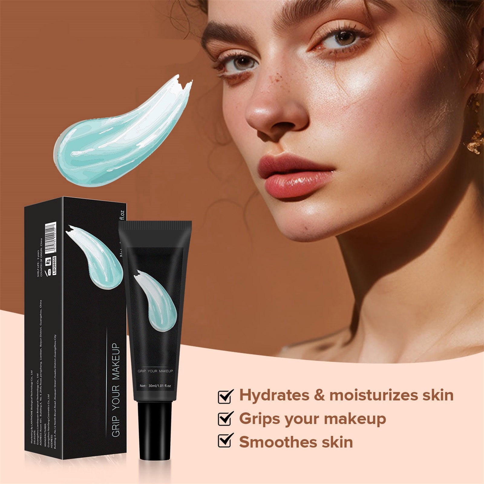 Makeup Hydrating And Brightening Base Cream, Enriched With Sodium ...