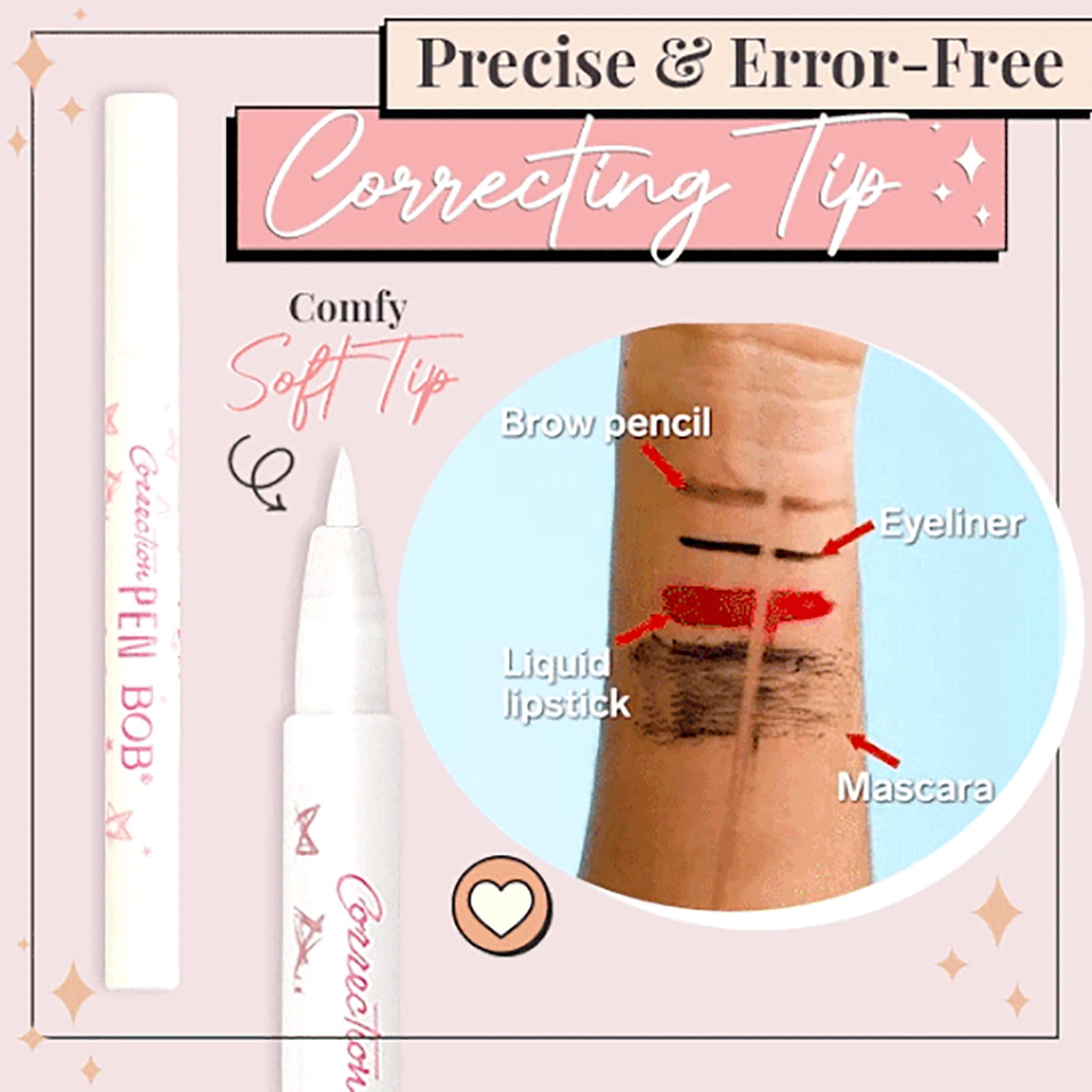 Makeup- Instant Fixer Correction Pen Correcting Makeup Of Eyebrow Lip 1 ...