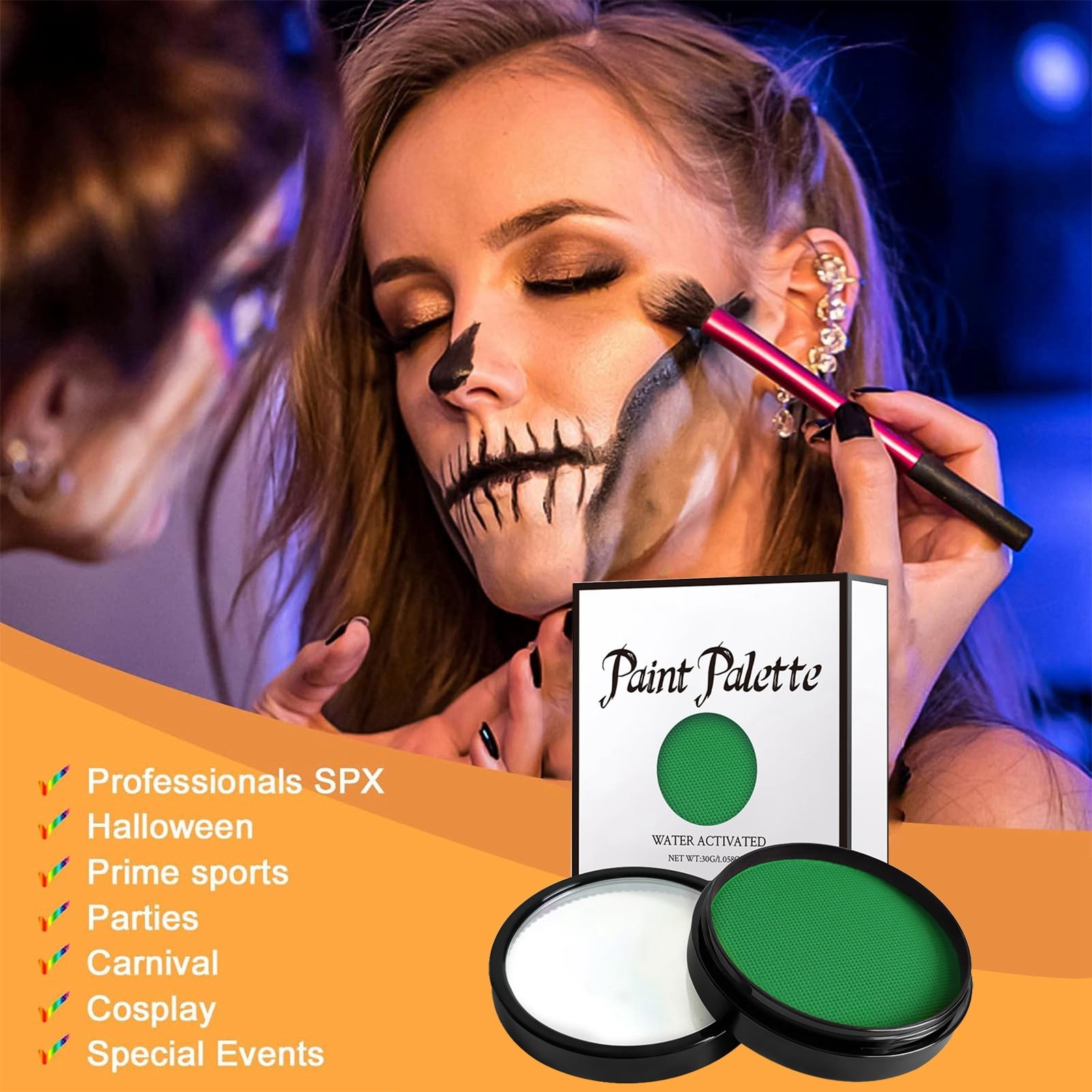 Makeup Kits for Beginners Alien Makeup Glow in The Dark Skin ...