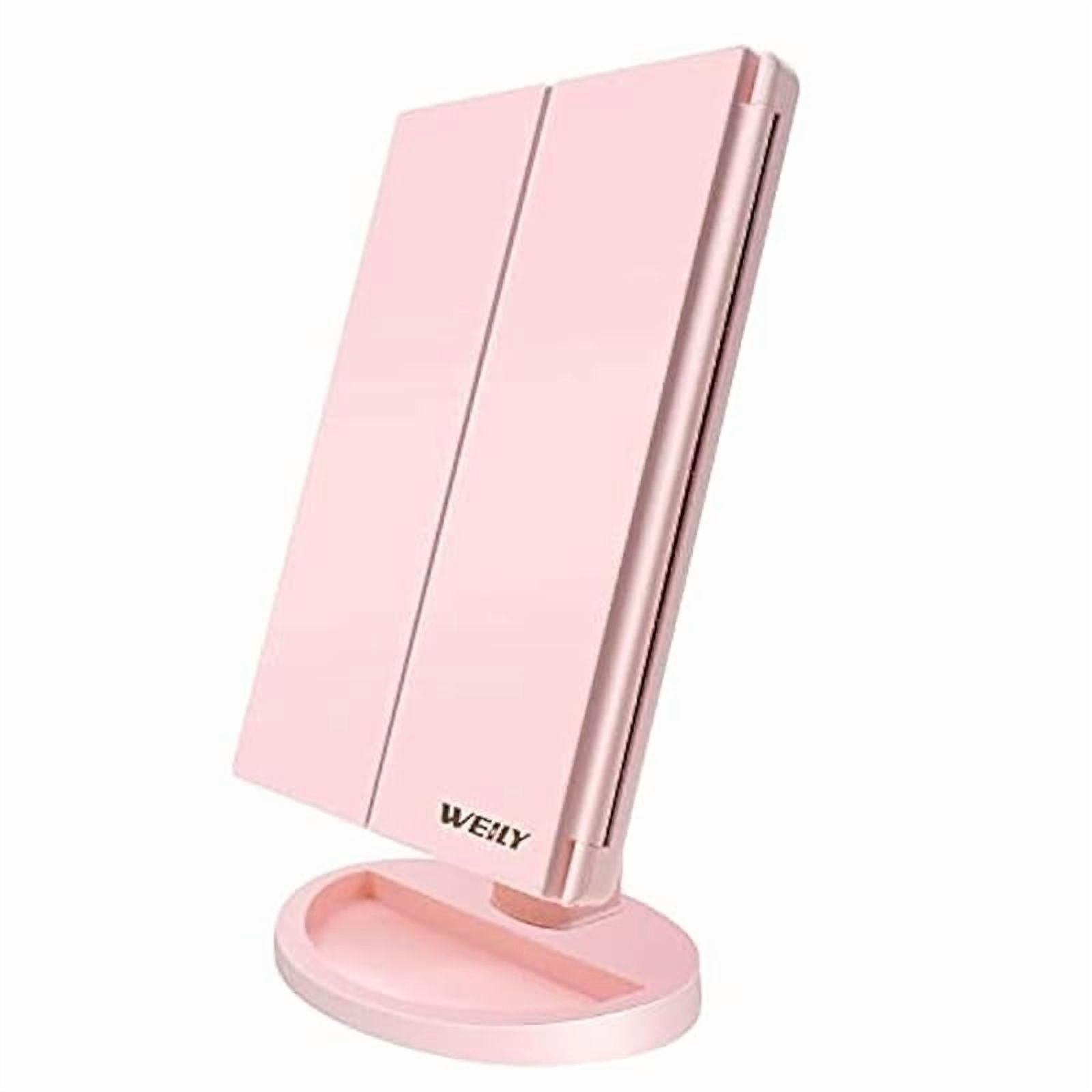 Makeup Mirror with 21 LED Lights,Two Power Supply Modes, Adjustable ...