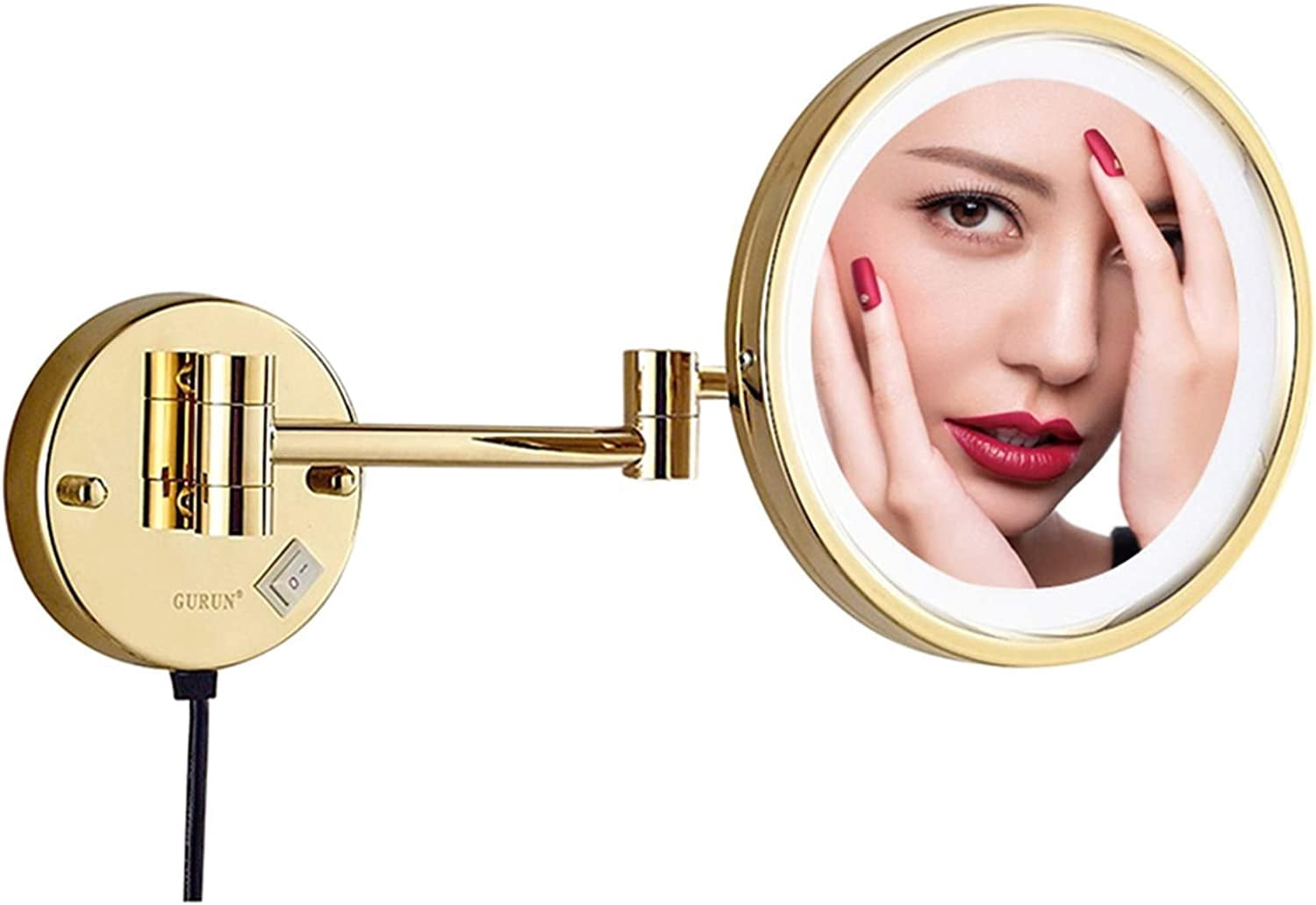 Makeup Mirror 3X/5X/7X/10X Magnification Mirror Bathroom Extendable ...