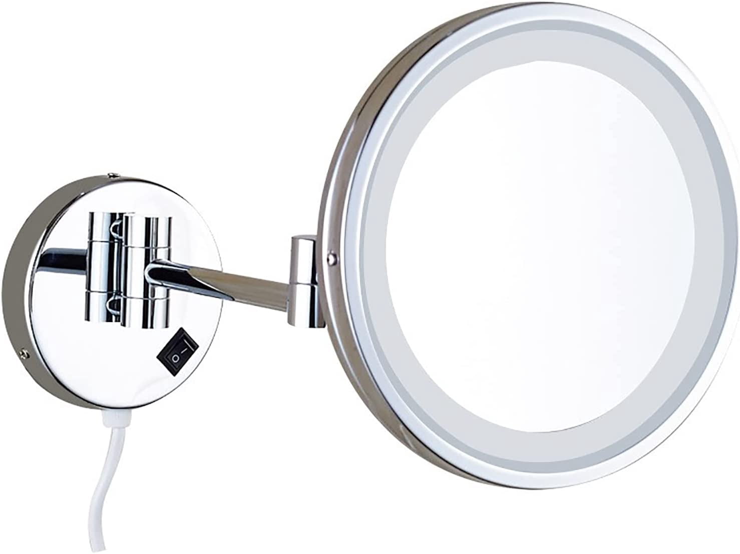 Makeup Mirror with Lights and 10x Magnification Vanity Mirror Wall ...