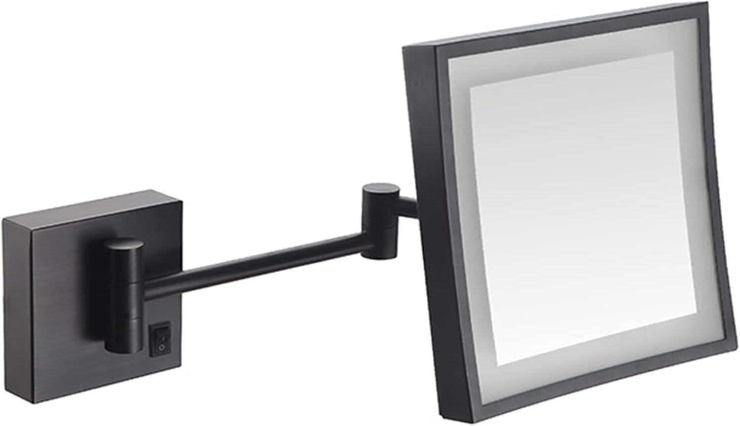 Makeup Mirror with Lights and 3X Magnification Square LED Wall Mounted ...