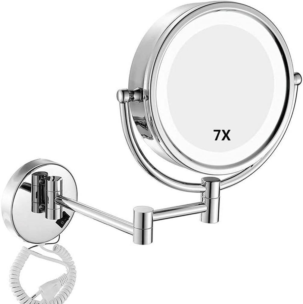 Makeup Mirror Vanity Mirror LED Illuminated Bathroom Wall Mounted ...
