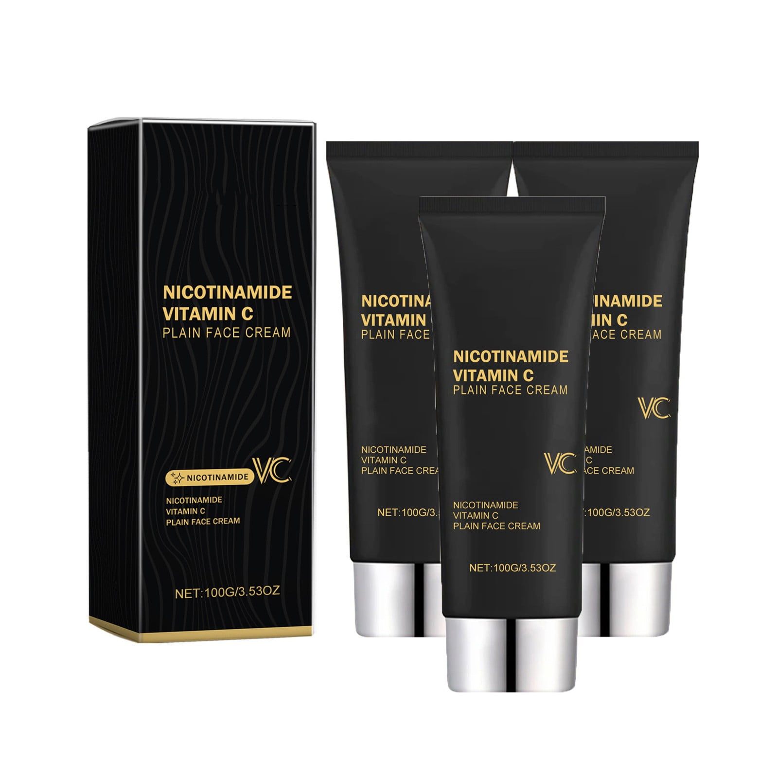 Makeup Multifunctional Smooth Hydrating Makeup Cream, Niacinamide Black ...