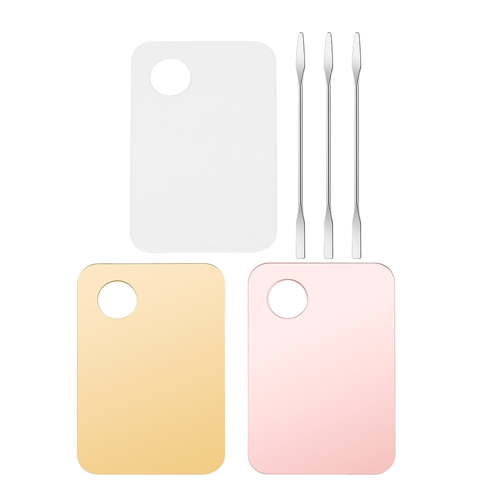 Makeup Must Haves Mixing Plate Palette Long Lasting Spatulas Acrylic ...